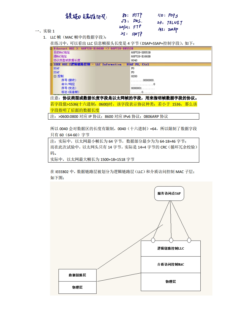 网络协议分析实验整理吉林大学网络协议分析实验 Csdn博客 