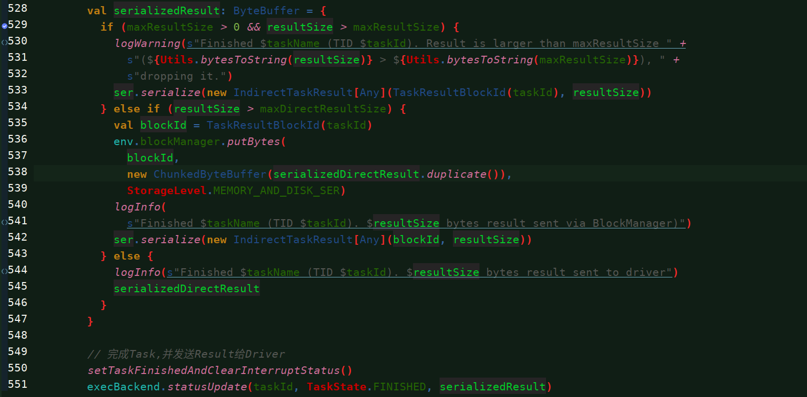 Spark 任务调度之Executor执行task并返回结果_comm="taskexecutor" scontext=u:r:distributeddata:s-CSDN博客