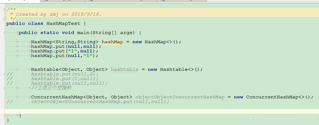 Hashtable、concurrenthashmap为何不支持null键和null值 Concurrenthashmap可以存储null和null键 Csdn博客