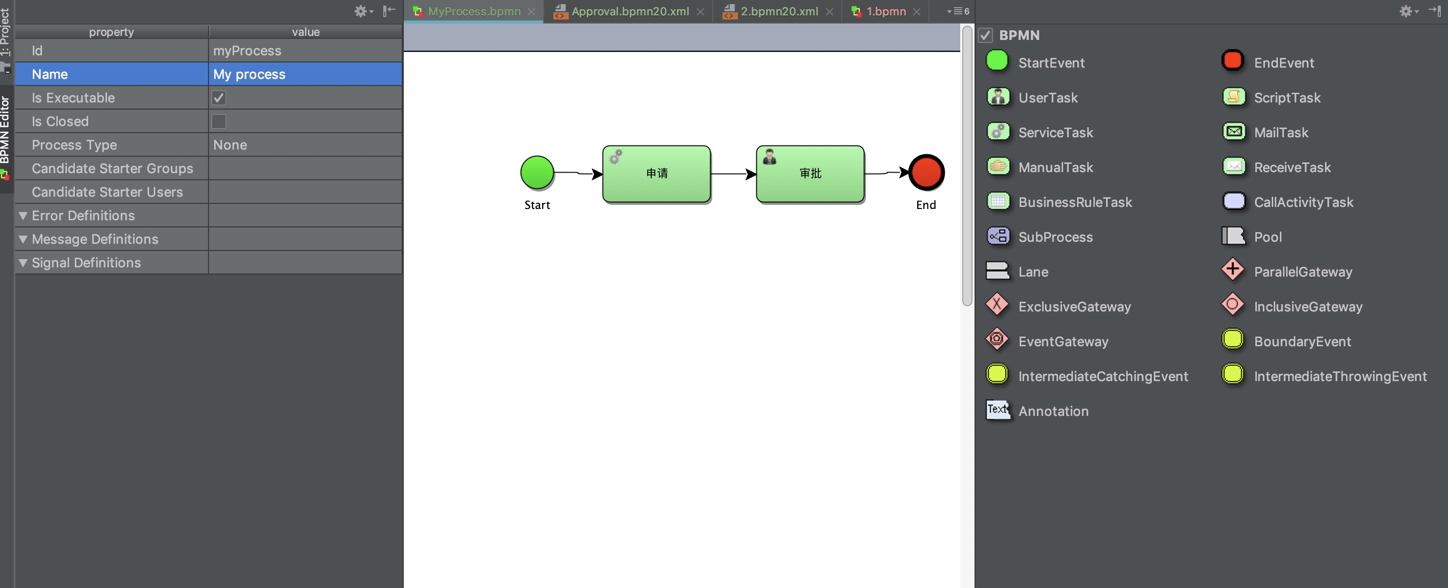 flowable（四）--Flowable BPMN 2.0 designer 介绍_flowable designer-CSDN博客