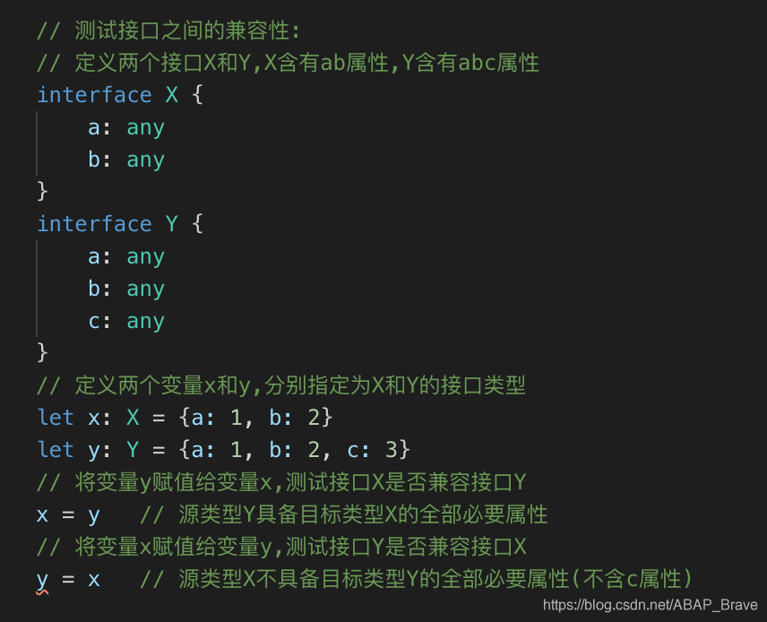 Typescript实战 13 Ts的类型检查机制 各种类型之间的兼容性ts 接口类型不兼容 Csdn博客