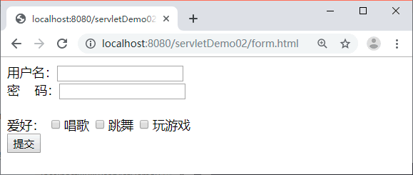 Javaweb —— Servlet获取form表单数据（参数）_浏览器如何处理带上传控件的表单及服务器如何获取参数值-CSDN博客