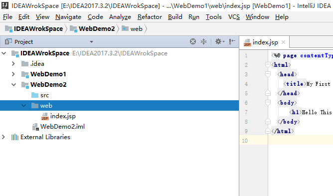 IDEA2017创建web项目没有WEB-INF文件_idea中web项目webinf中无内容-CSDN博客