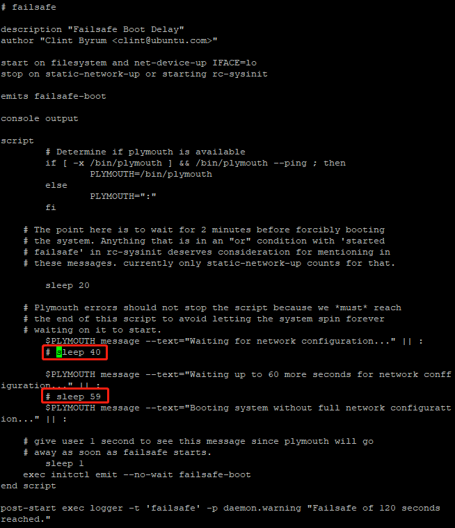 ubuntu 启动时卡在 Waiting for network configuration..._failed to start wait for network to be ...