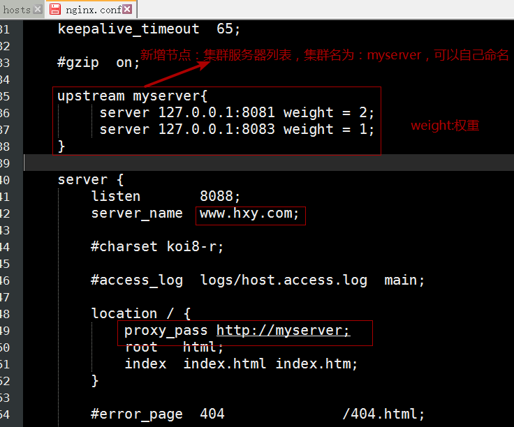Nginx做反向代理和负载均衡_invalid port in upstream-CSDN博客