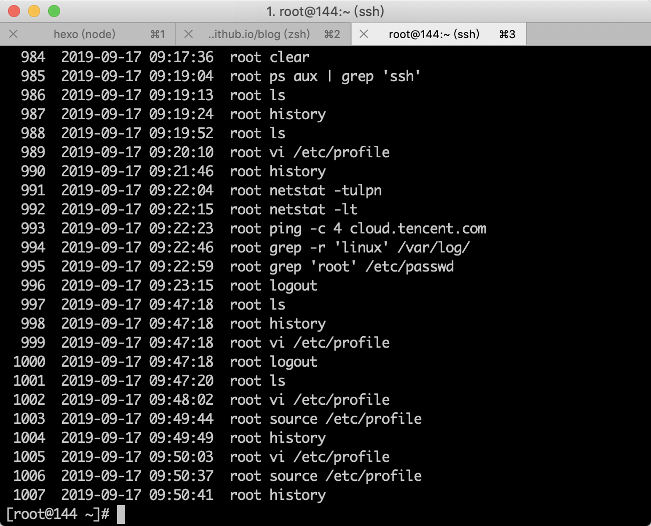 Linux执行history命令显示命令执行时间_history显示命令执行日期-CSDN博客