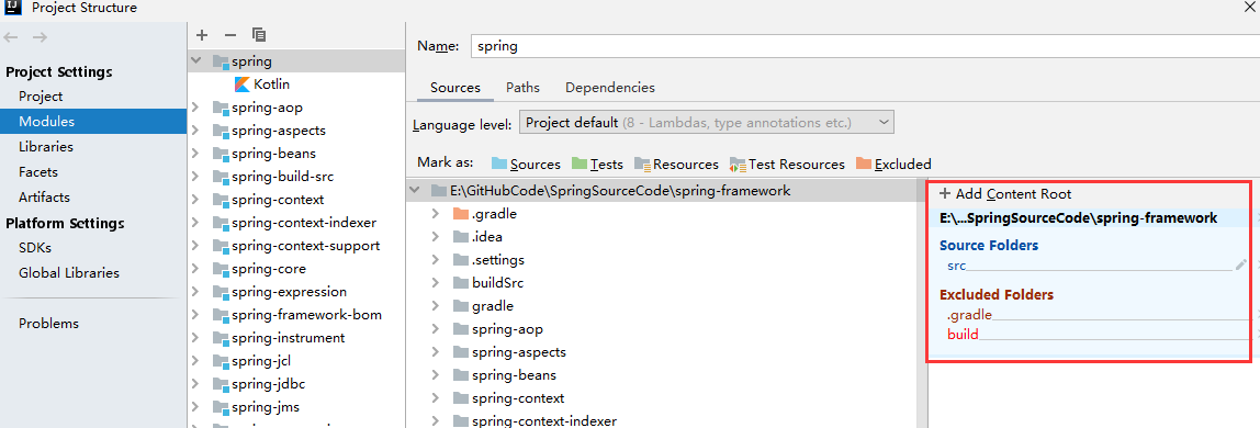 Idea导入的spring源码，idea不识别java代码，java文件左下角是jspring 源码读不到项目里 Csdn博客