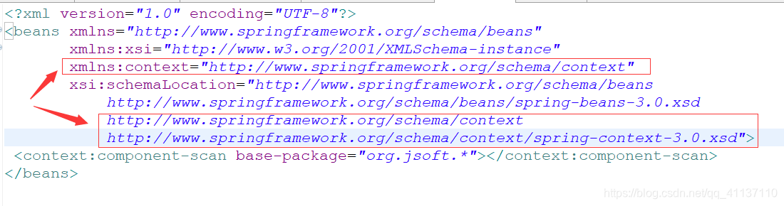 Spring 开启注解扫描时报错the Prefix Context For Element Contextcomponen Csdn博客 5903