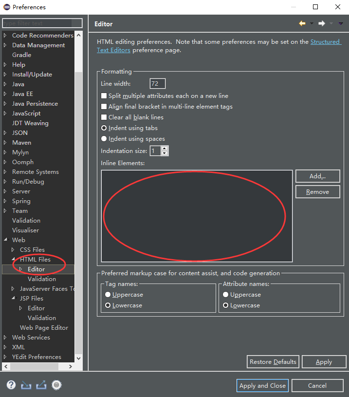 Eclipse里编辑html和jsp文件回车之后不会自动缩进的问题_eclipse回车自动-CSDN博客
