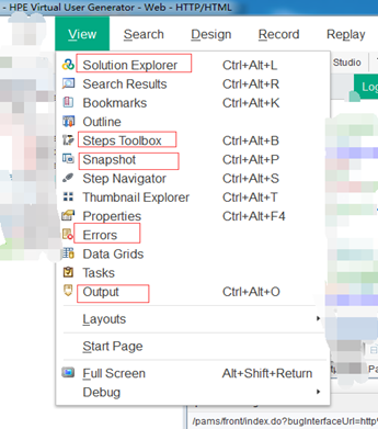 HP LoadRunner 常用View视图_loadrunner函数助手无法打开steps toolbox-CSDN博客