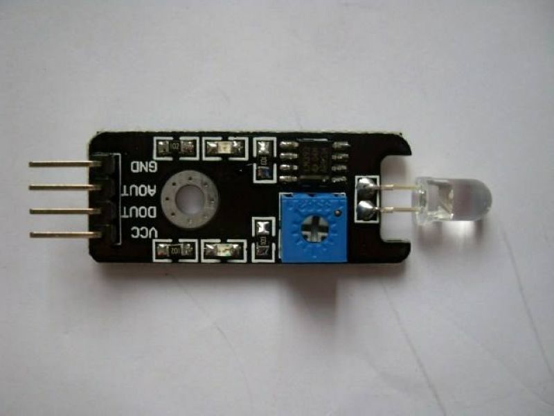「雕爷学编程」arduino动手做（30）——光敏二极管模块arduino光电传感器二极管怎么接线 Csdn博客 