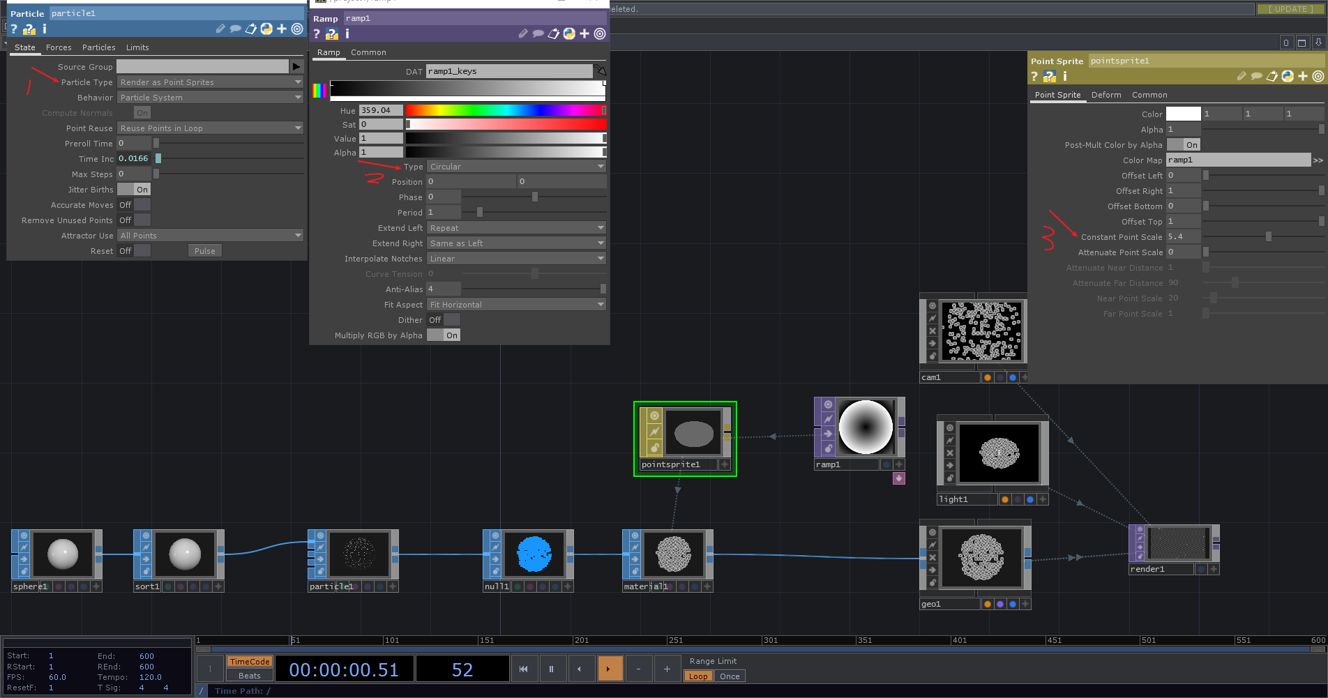 TouchDesigner学习 粒子系统的粒子材质和大小_touchdesigner改变粒子大小-CSDN博客