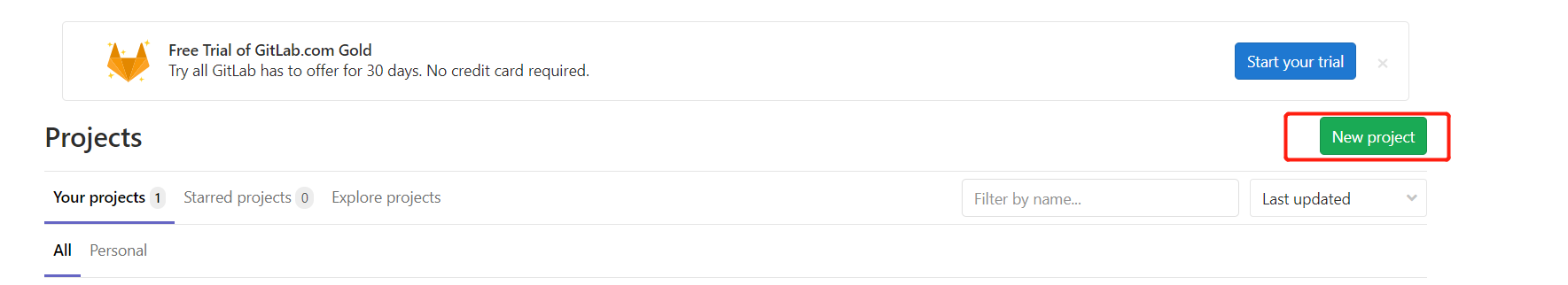 GitLab新建项目后push reject提交失败的解决办法_push rejected-CSDN博客