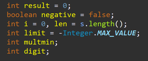 非常详细的Java的Integer类的parseInt方法源代码解析（JDK1.8，逐行解释，包括注释）_java parseint-CSDN博客