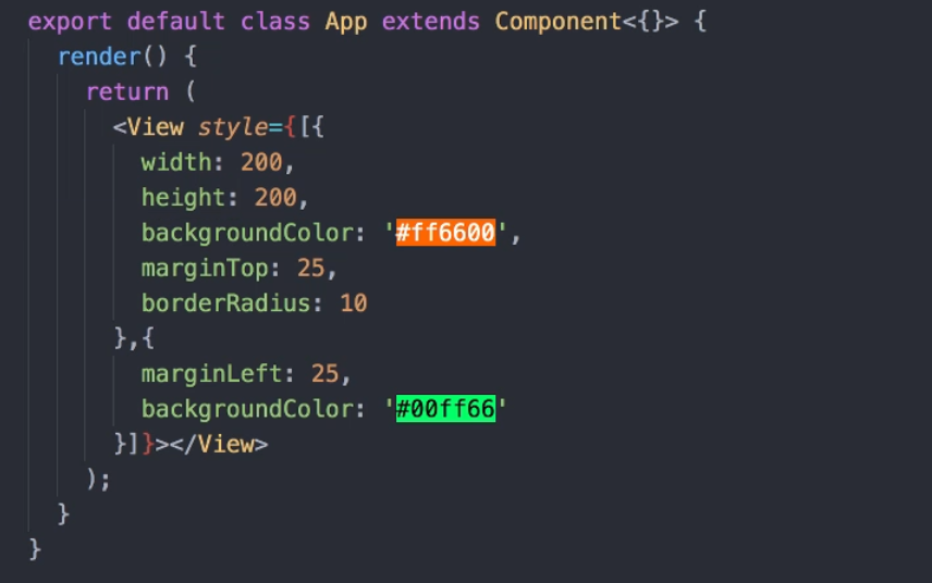 React Native基础—2 使用样式 React Native 使用样式 Csdn博客