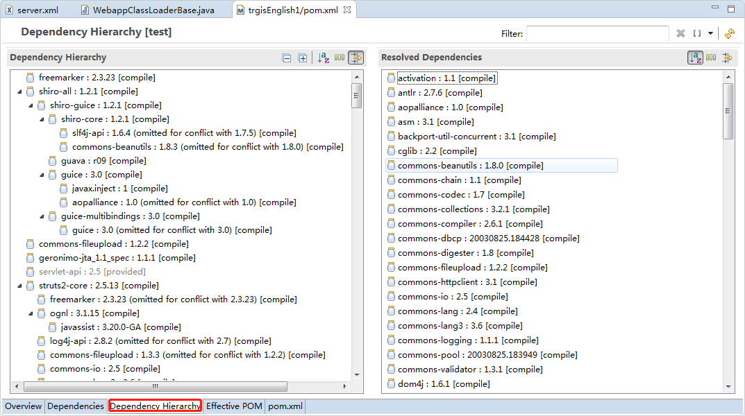 maven项目查看pom.xml中的依赖_pom.xml怎么查看依赖的包-CSDN博客