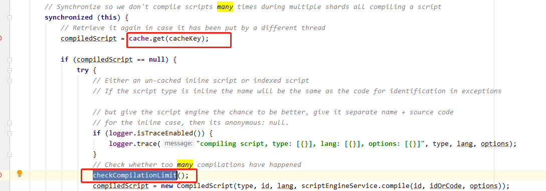Too many dynamic script compilations within, max: [75/5m]问题处理-CSDN博客