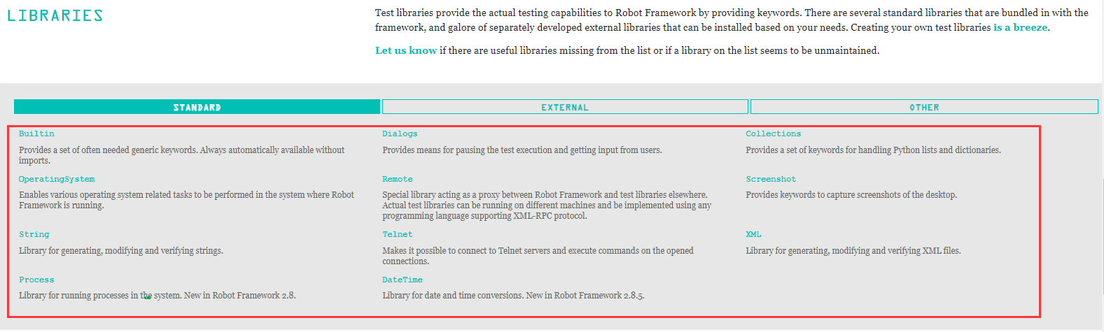 RobotFramework全部内置库及第三方库介绍，以及安装方法_robotframework官网-CSDN博客