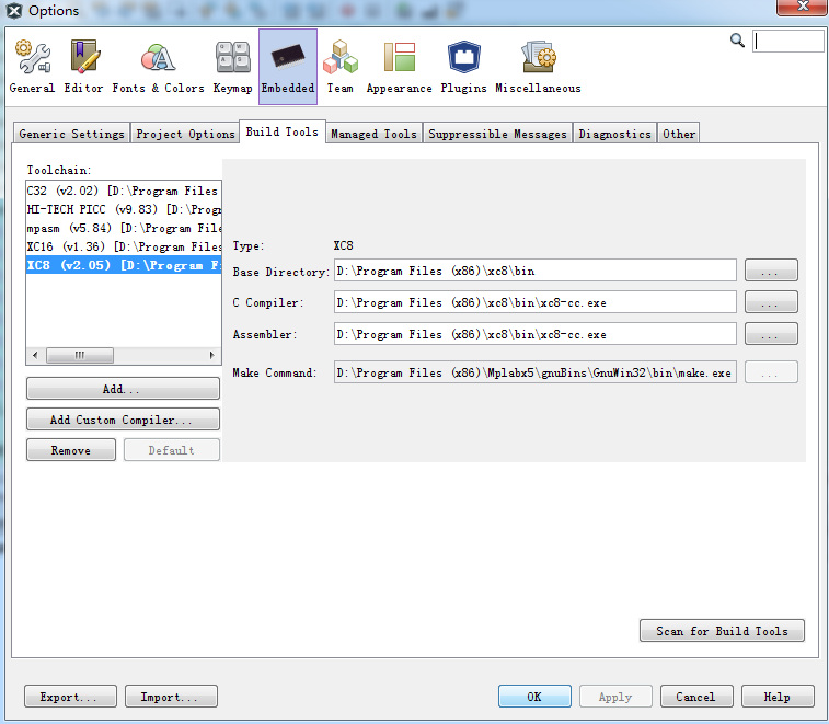 MPLAB® 8 Project 转换为MPLAB X IDE工程_mplab x打开工程-CSDN博客