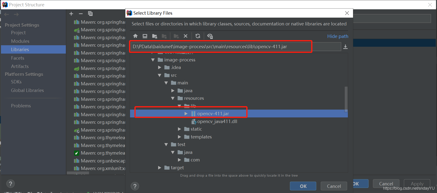 Idea Java Spring Boot支持opencv 411java Opencv 411 Jar 下载 Csdn博客