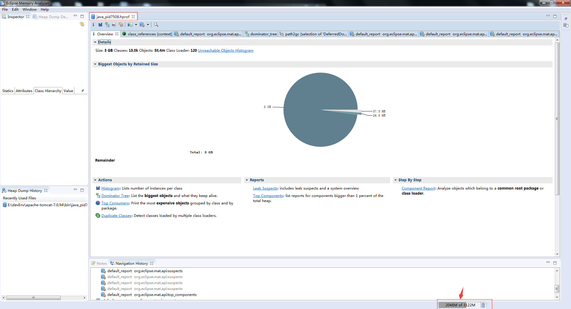 使用JProfiler和MAT打开内存超大的hprof文件时报错的解决方案_jprofiler.vmoptions-CSDN博客