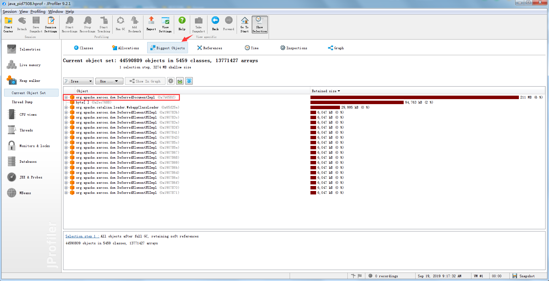 使用JProfiler和MAT打开内存超大的hprof文件时报错的解决方案_jprofiler.vmoptions-CSDN博客