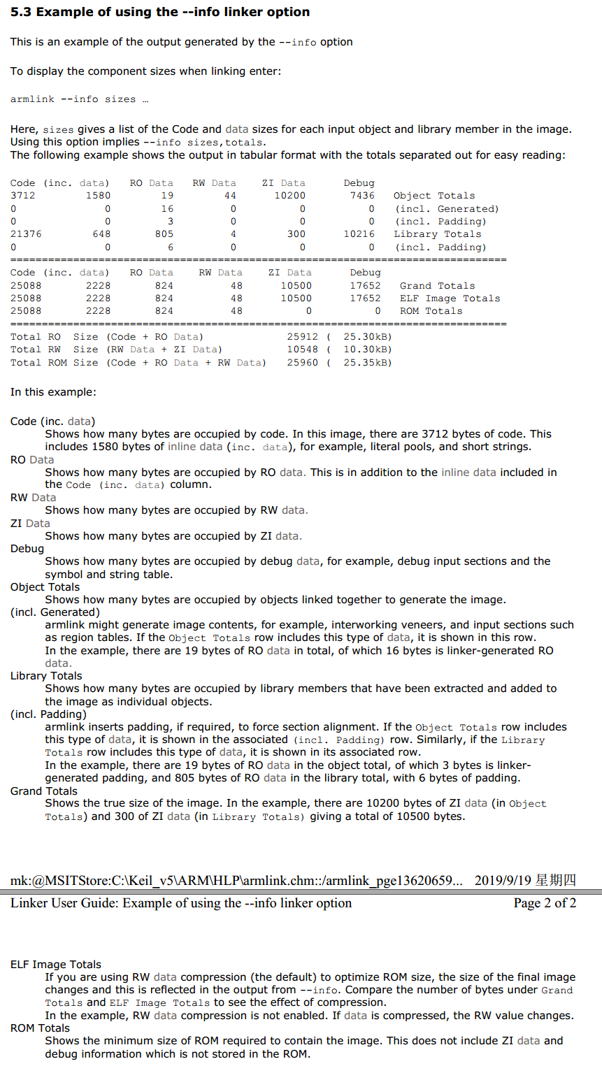 关于Keil 编译内存信息Program size: Code, RO-data , RW-data, ZI-data 的解释_逝者_如斯的博客-CSDN博客