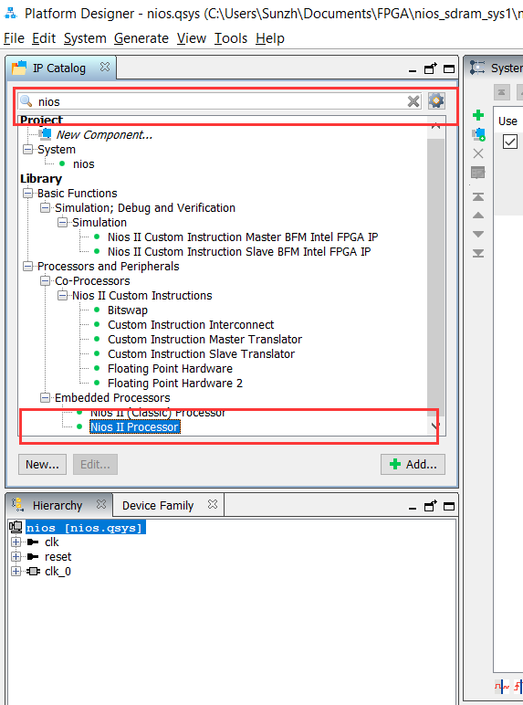 FPGA学习[1]——在SDRAM中运行NIOS II 超详细教程（一）_nios ii sdram-CSDN博客