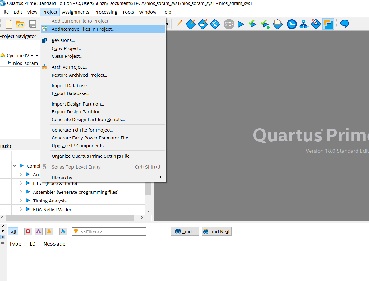 FPGA学习[1]——在SDRAM中运行NIOS II 超详细教程（一）_nios ii sdram-CSDN博客