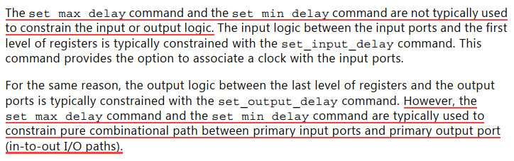 时序例外_Timing Exceptions_Min/Max Delays（set_max_delay/set_min_delay）_什么是maxdelay-CSDN博客