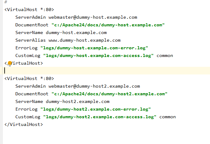 Apache配置虚拟主机（附查询自己ip地址、通过ip地址访问站点、修改localhost根路径步骤）_apach更换绑定内网ip-CSDN博客