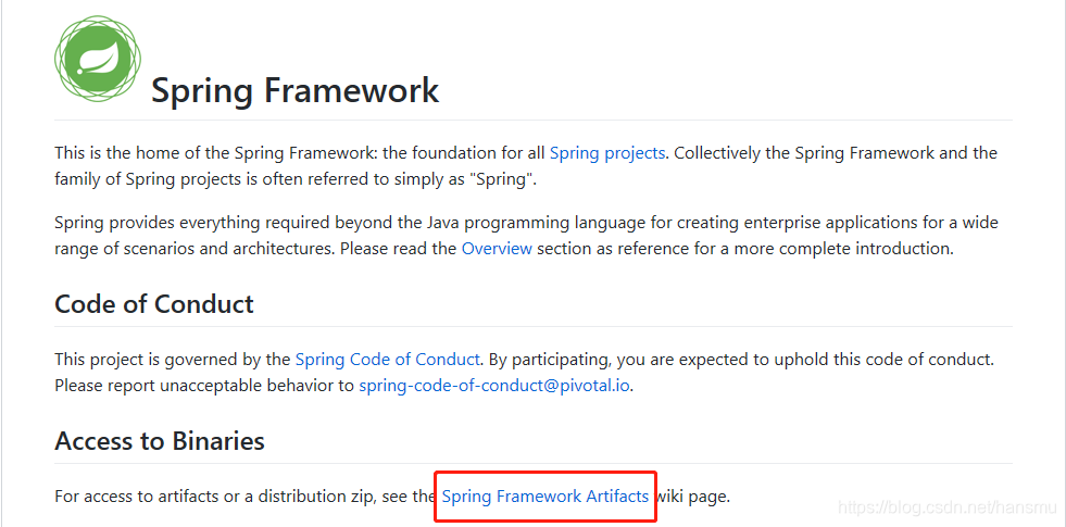 Spring官网下载springframeworkspringformwork官网 Csdn博客