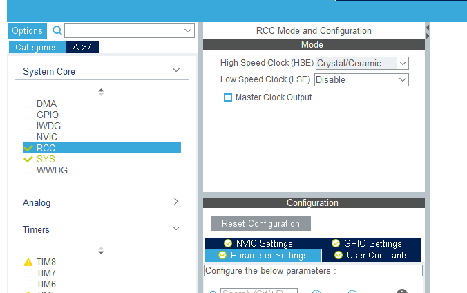 如何使用CubeMX（1）_master clock output-CSDN博客