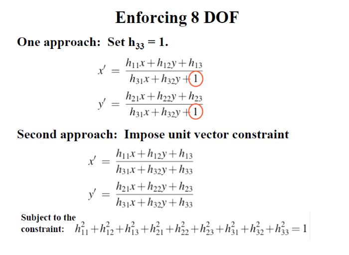 Homography & Projective Geometry_homography 直线-CSDN博客