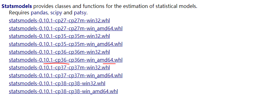 如何安装Statsmodels；pip不能直接安装_pip install statsmodel 无法安装-CSDN博客