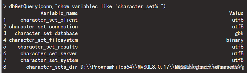 Rmysql数据库的学习笔记(7)——dbgetquery和dbsendquery设置连接字符编码utf 8或gbkdbgetquery Utf 8 Csdn博客
