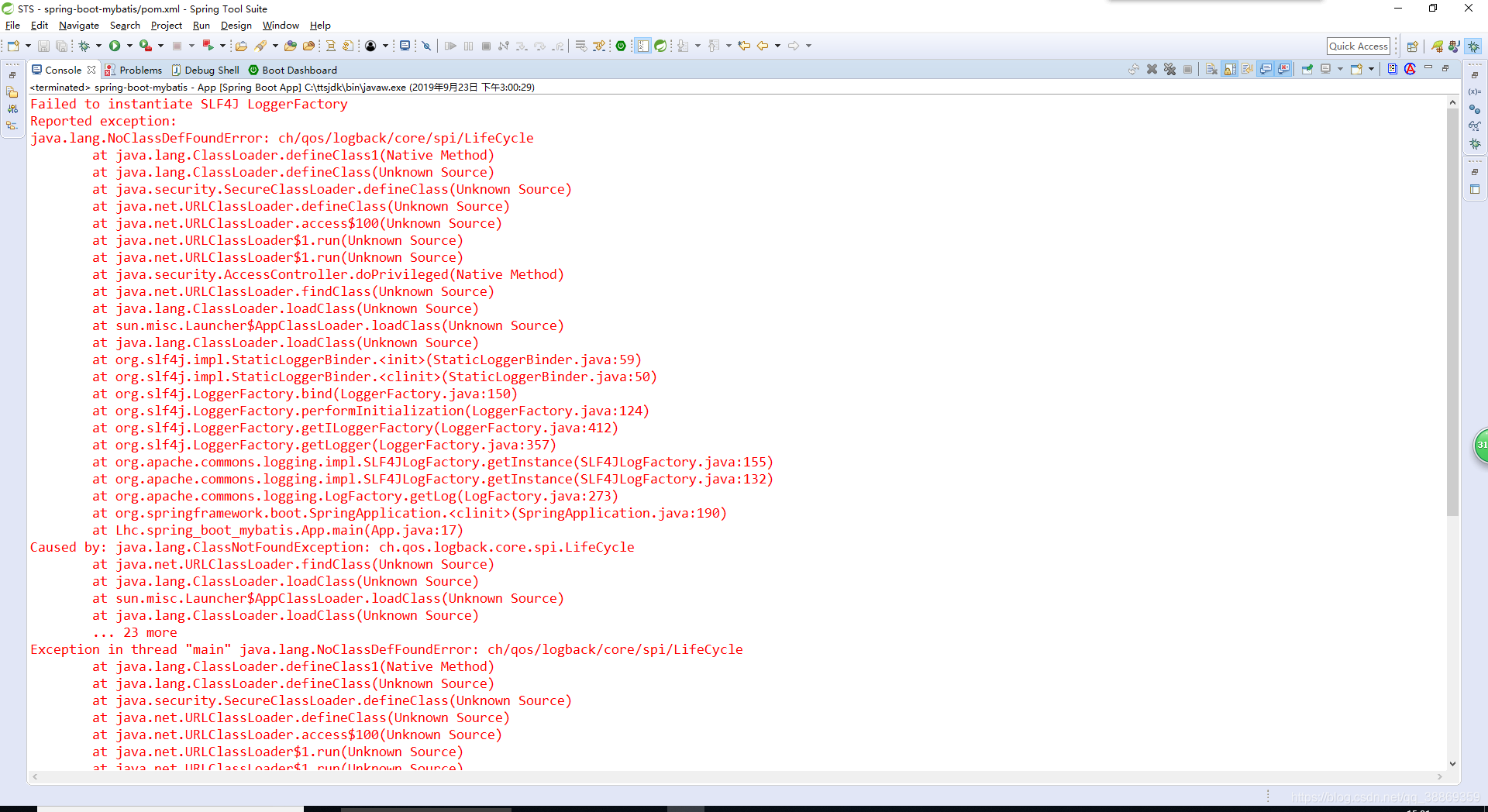 Springboot启动报错,关于slf4jspringboot 项目slf4j报错 Csdn博客