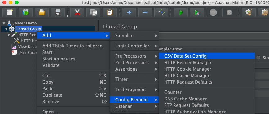 JMeter教程3 - 参数化方式3 CSV Data Set Config（CSV数据配置）_jmeter中的csv data set config文件中有email怎么设置-CSDN博客