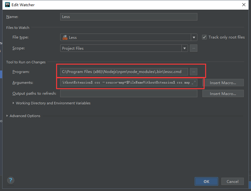webstorm编译less（插件）_webstorm编译less是报node错误-CSDN博客