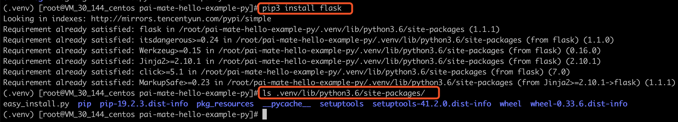 Requirement already satisfied: flask in /usr/local/lib64/python3.6/site-packages-CSDN博客