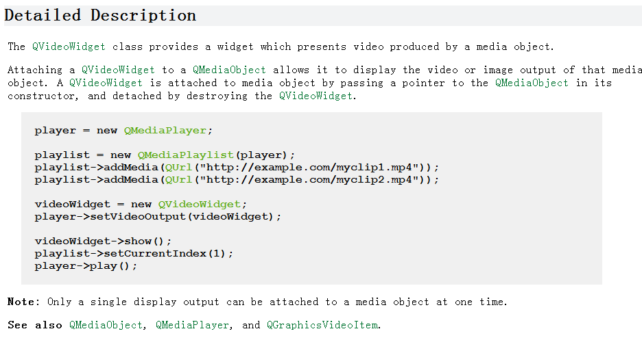 QT 播放器之VideoWidget_qvideowidget-CSDN博客