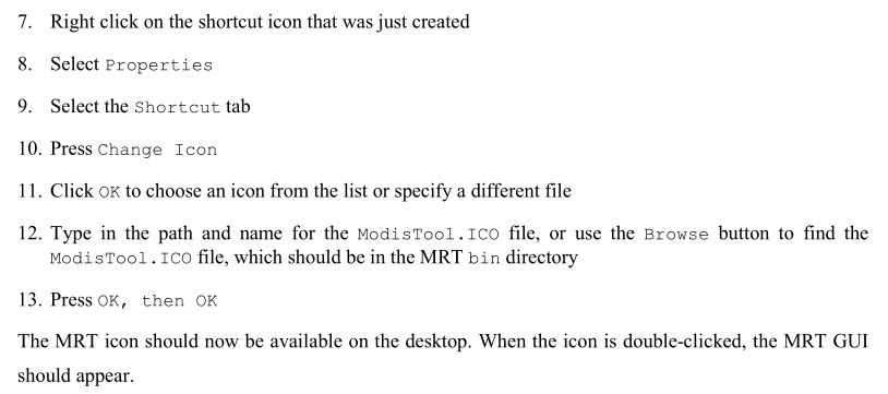 MODIS处理工具MRT（MODIS Reprojection Tool）安装及使用_modis mrt-CSDN博客