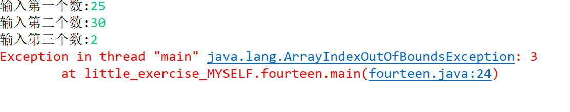 报java.lang.ArrayIndexOutOfBoundsException异常的解决方法——java_java.lang.arrayindexoutofboundexception:3 ...