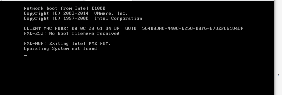 虚拟机中Operating System not found 解决方法_openwrt operating system not found-CSDN博客