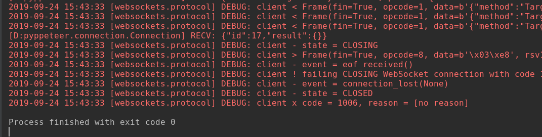 当使用pyppeteer报出如下错误时pyppeteer.errors.BrowserError: Browser closed unexpectedly-CSDN博客