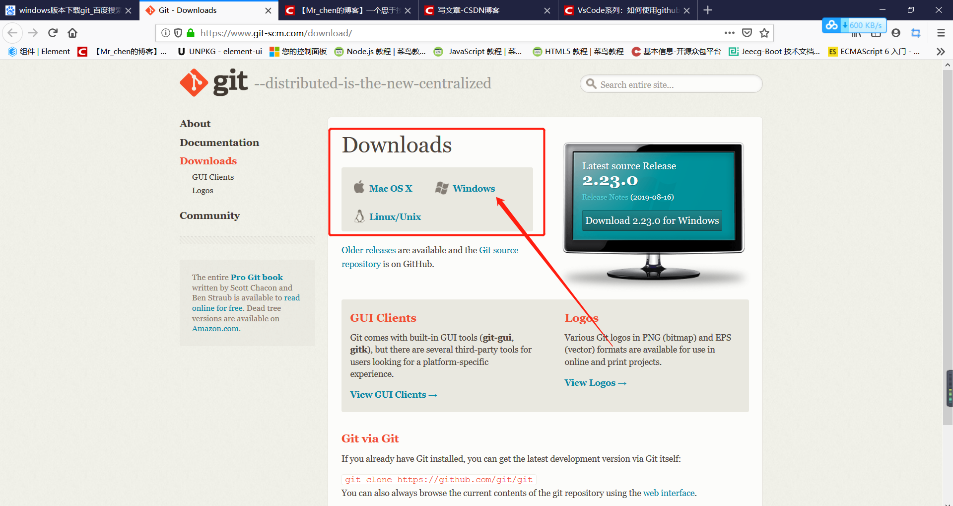 Git系列：windows10安装Git版本控制工具！_git-2.10.0-32-bit-CSDN博客