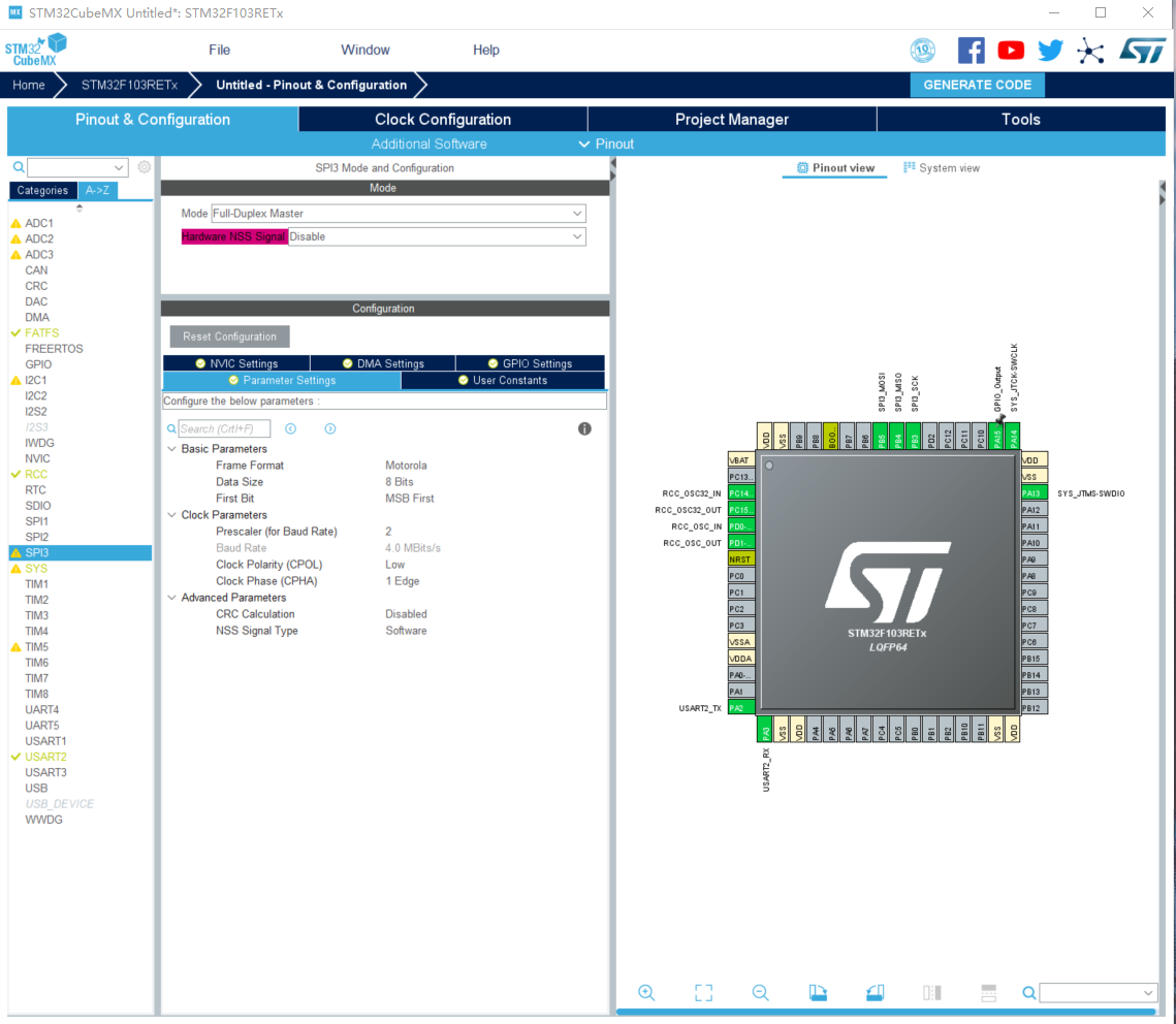 CubeMX 生成STM32_SPI_SD_FATFS_stm32spi代码生成-CSDN博客