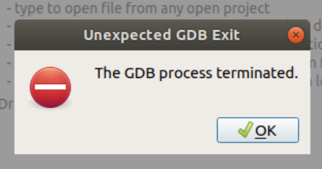 Qtcreator单步调试报错:The GDB process terminated-CSDN博客
