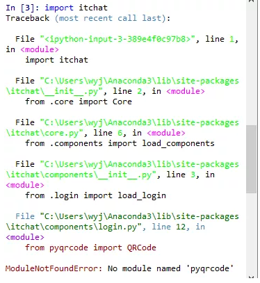 菜菜菜鸟学python之包的安装——以itchat为例（python+Anaconda）_anconda 安装itchat-CSDN博客