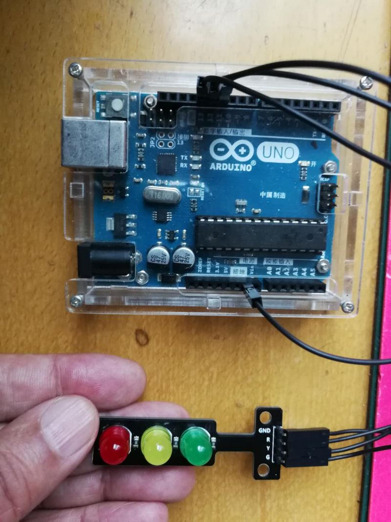 「雕爷学编程」arduino动手做（34）——三色led交通灯模块 插件三色led灯 Csdn博客